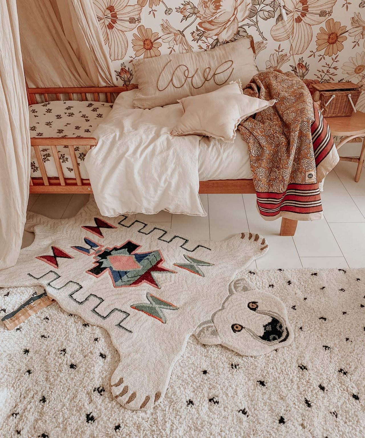 Kasbah Polar Bear Rug Small - Doing Goods