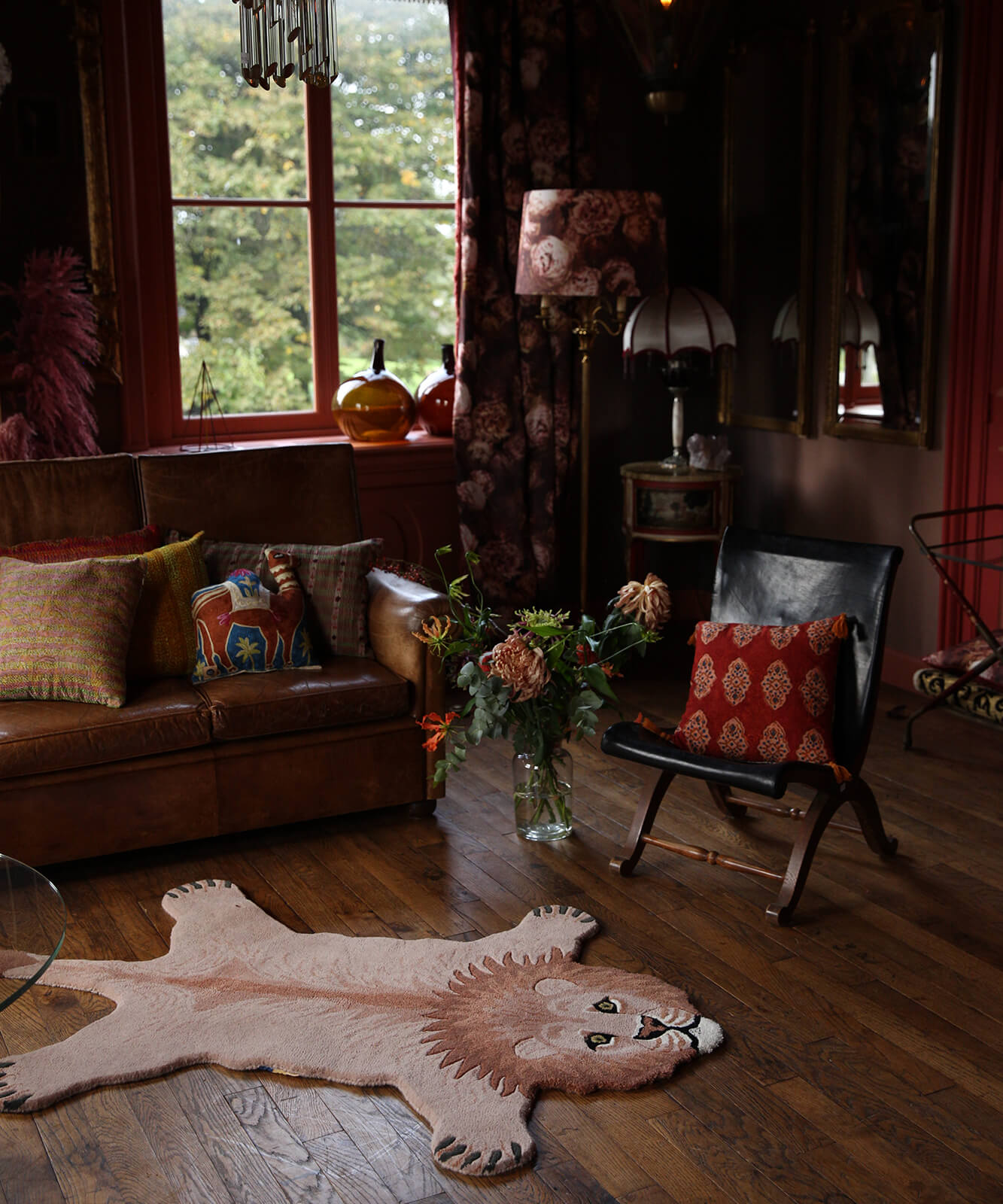 Ari Lion Head Rug Large - Doing Goods