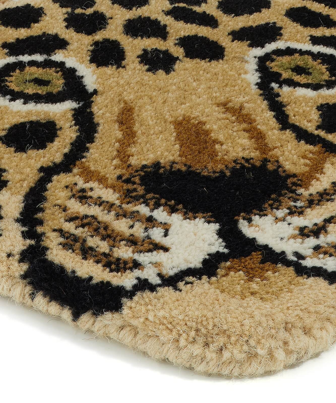 Loony Leopard Head Rug - Doing Goods