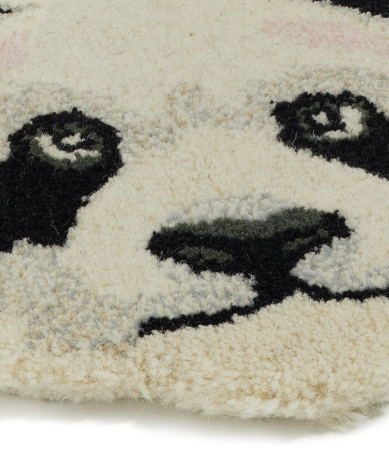 Plumpy Panda Head Rug - Doing Goods