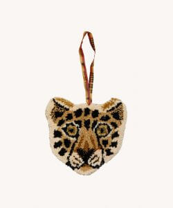 Himani Leopard Head Rug Large - Doing Goods