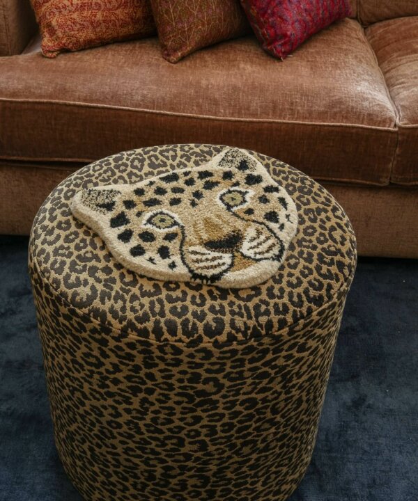 Leopard Pouf Small - Doing Goods