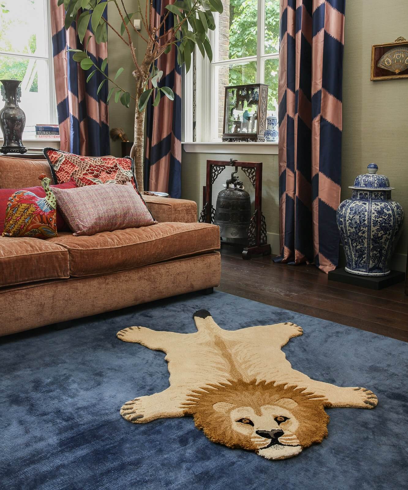 Moody Lion Rug Large - Doing Goods
