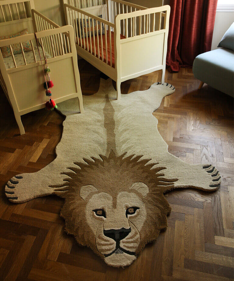 Moody Lion Rug Large - Doing Goods