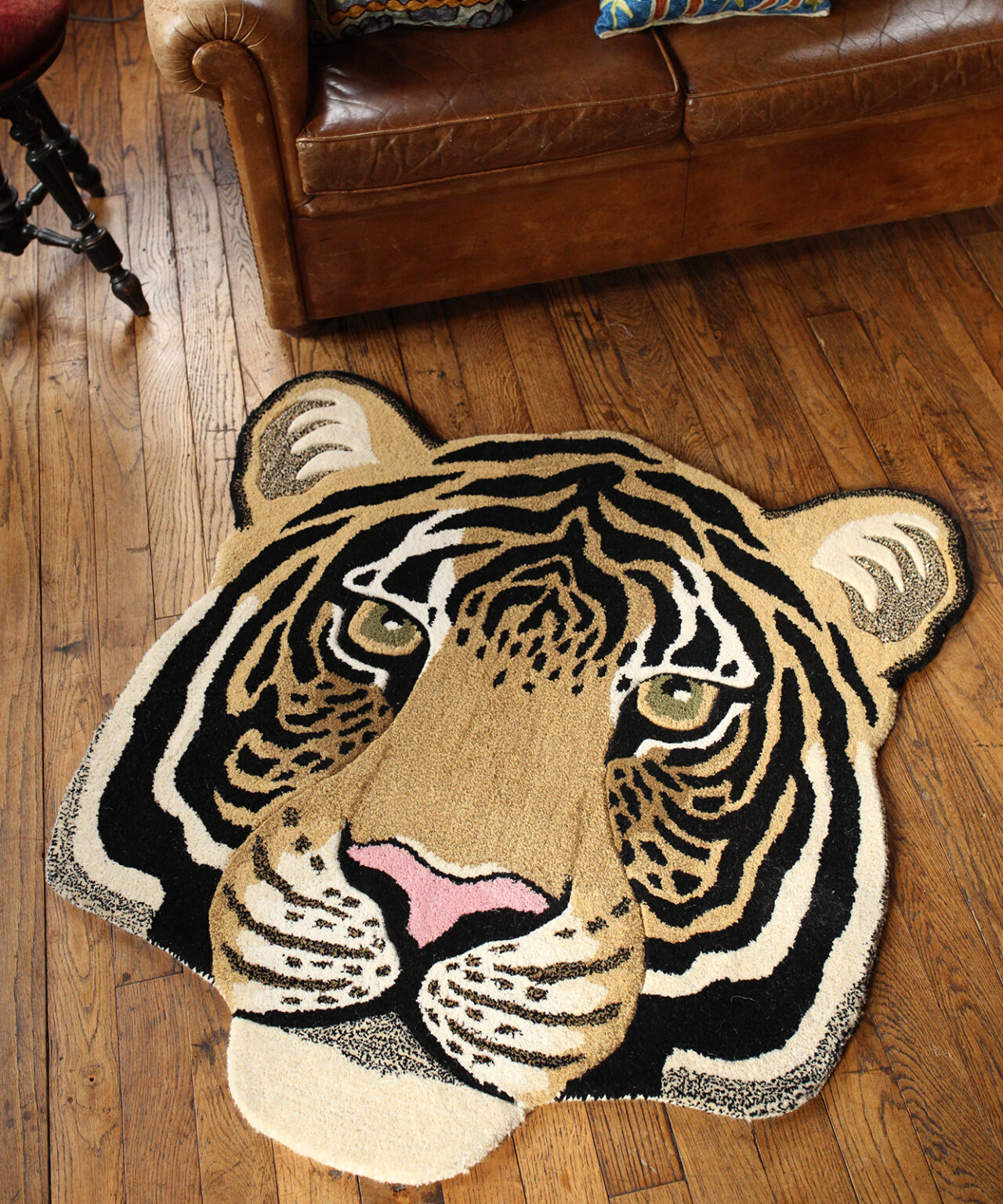 Rajah Tiger Head Rug Large - Doing Goods