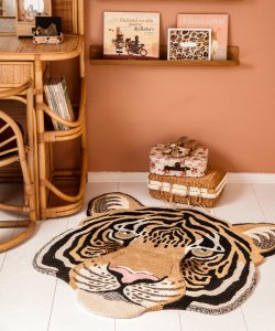 Rajah Tiger Head Rug Large - Doing Goods