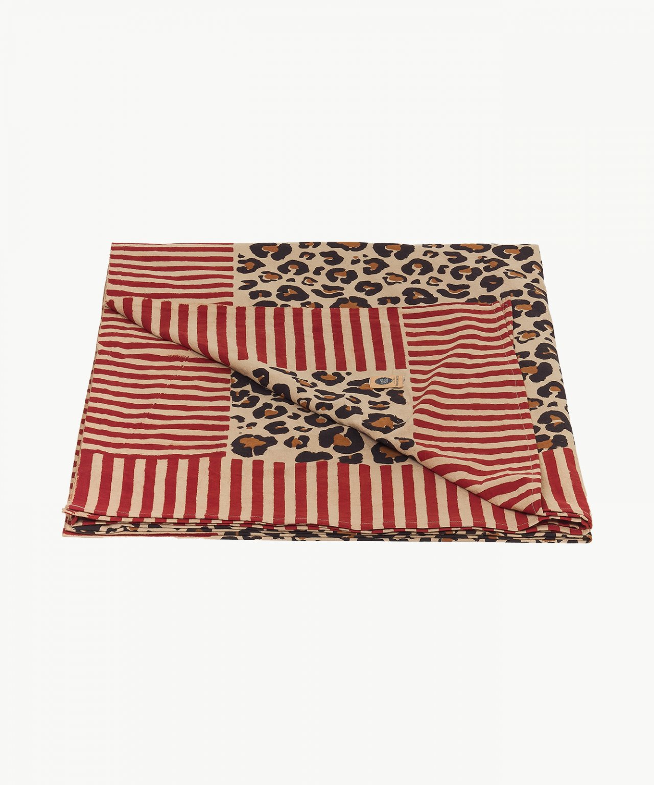 Pink Leopard Double Throw in Tote Bag - Doing Goods