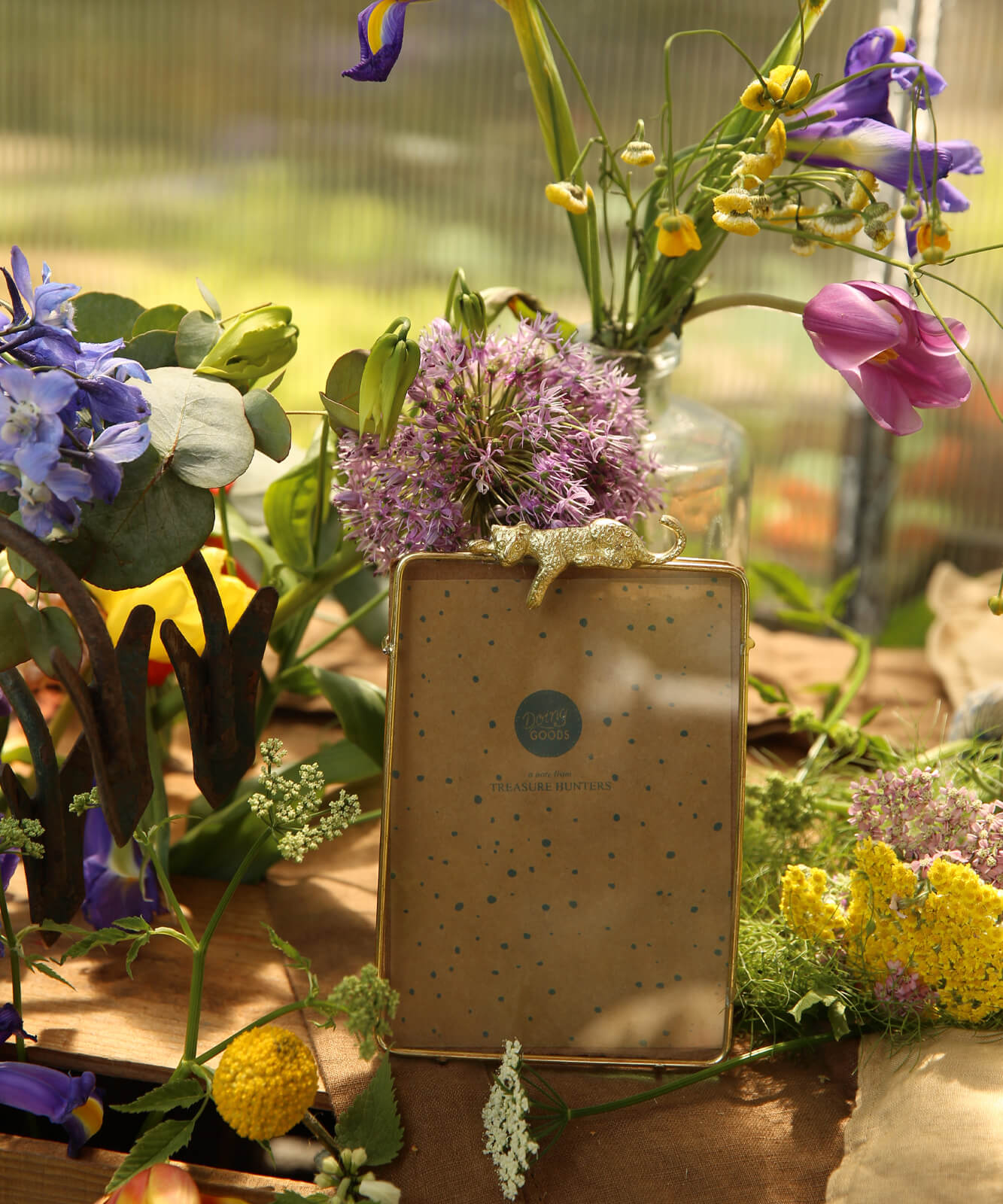 Rosie Roset Mini Frame Green - Doing Goods