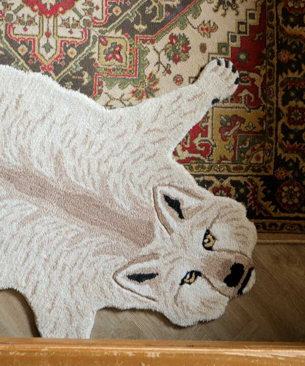 Woozy Wolf Rug Large - Doing Goods