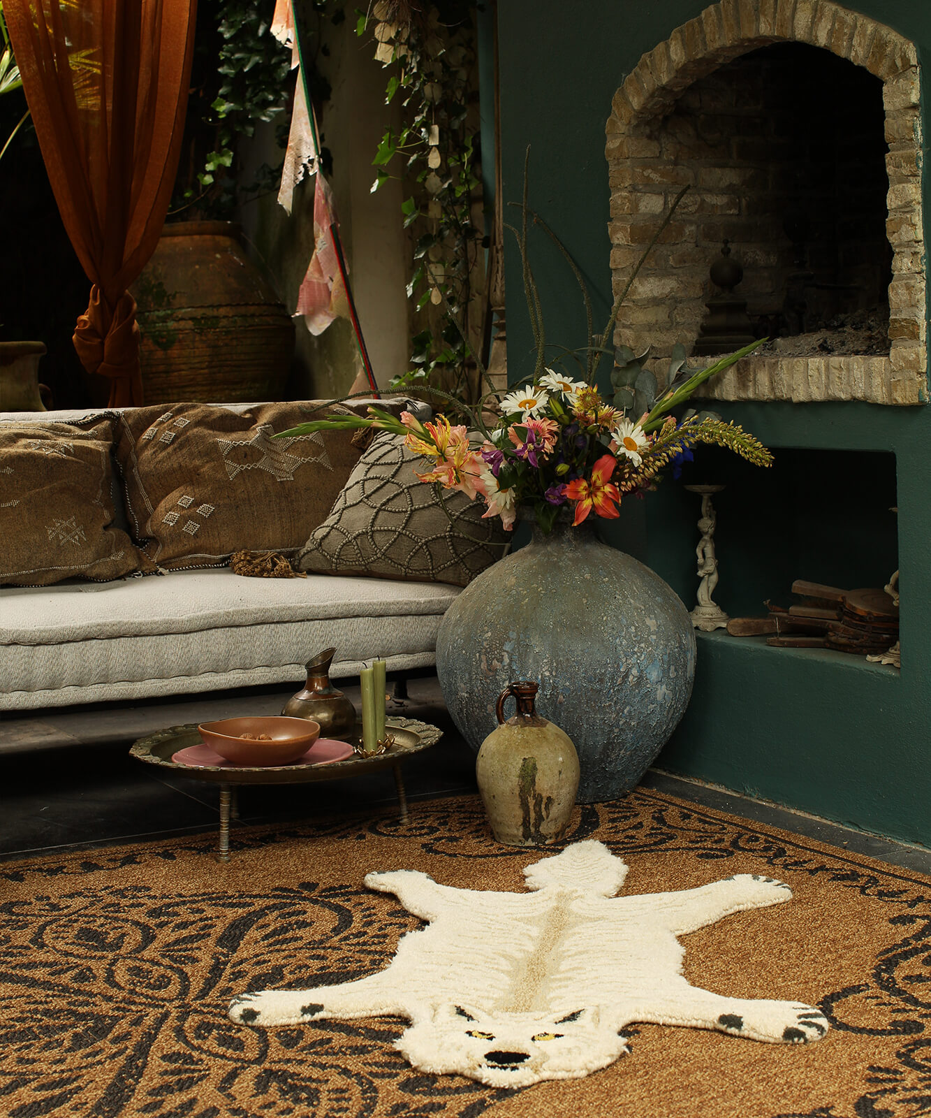 Woozy Wolf Rug Large - Doing Goods