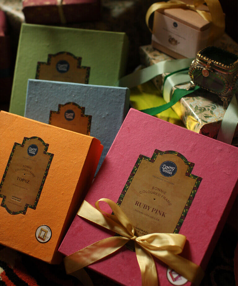 Bonnie Frame Small Topaz in Giftbox - Doing Goods