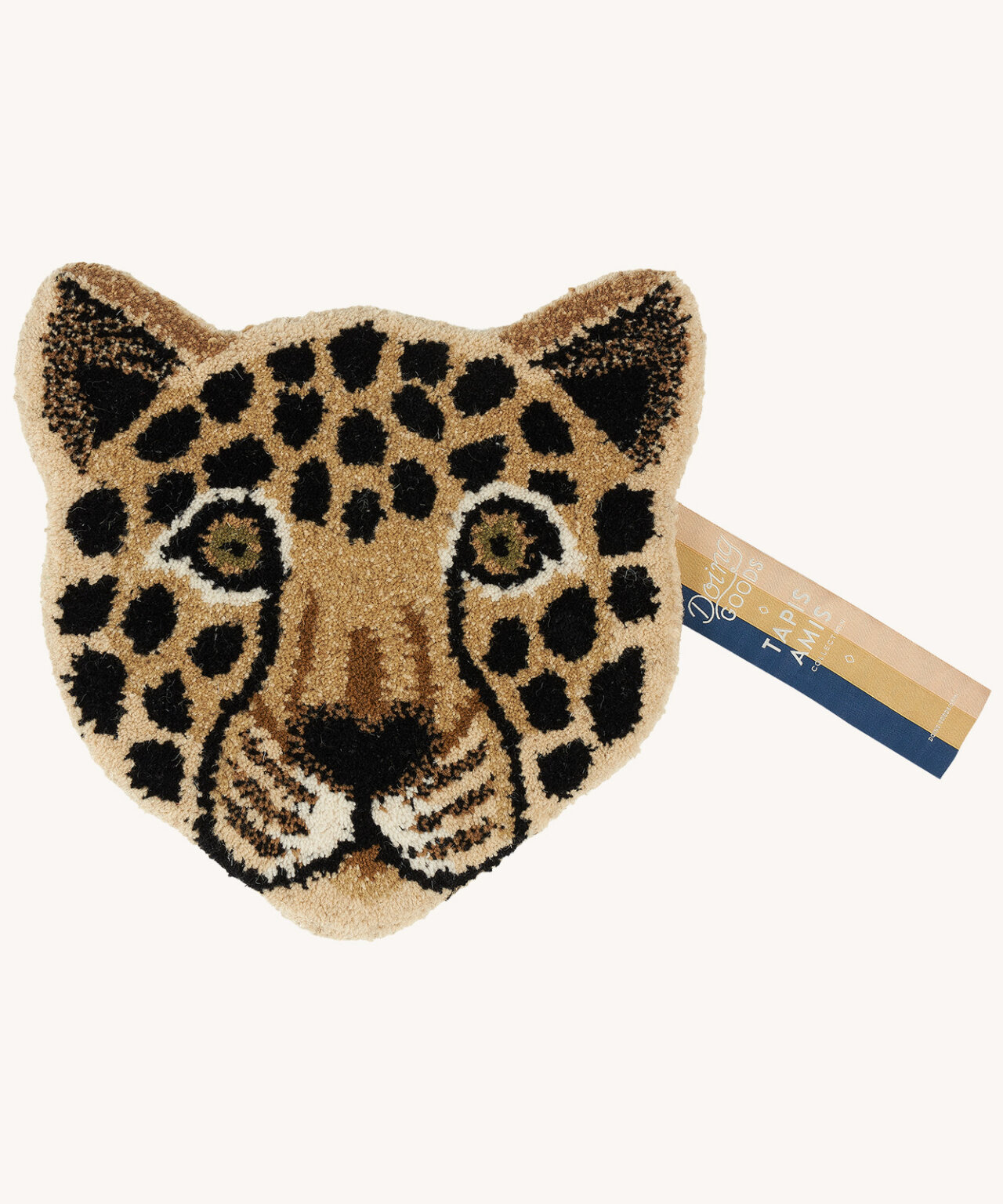 Himani Leopard Head Rug Large - Doing Goods