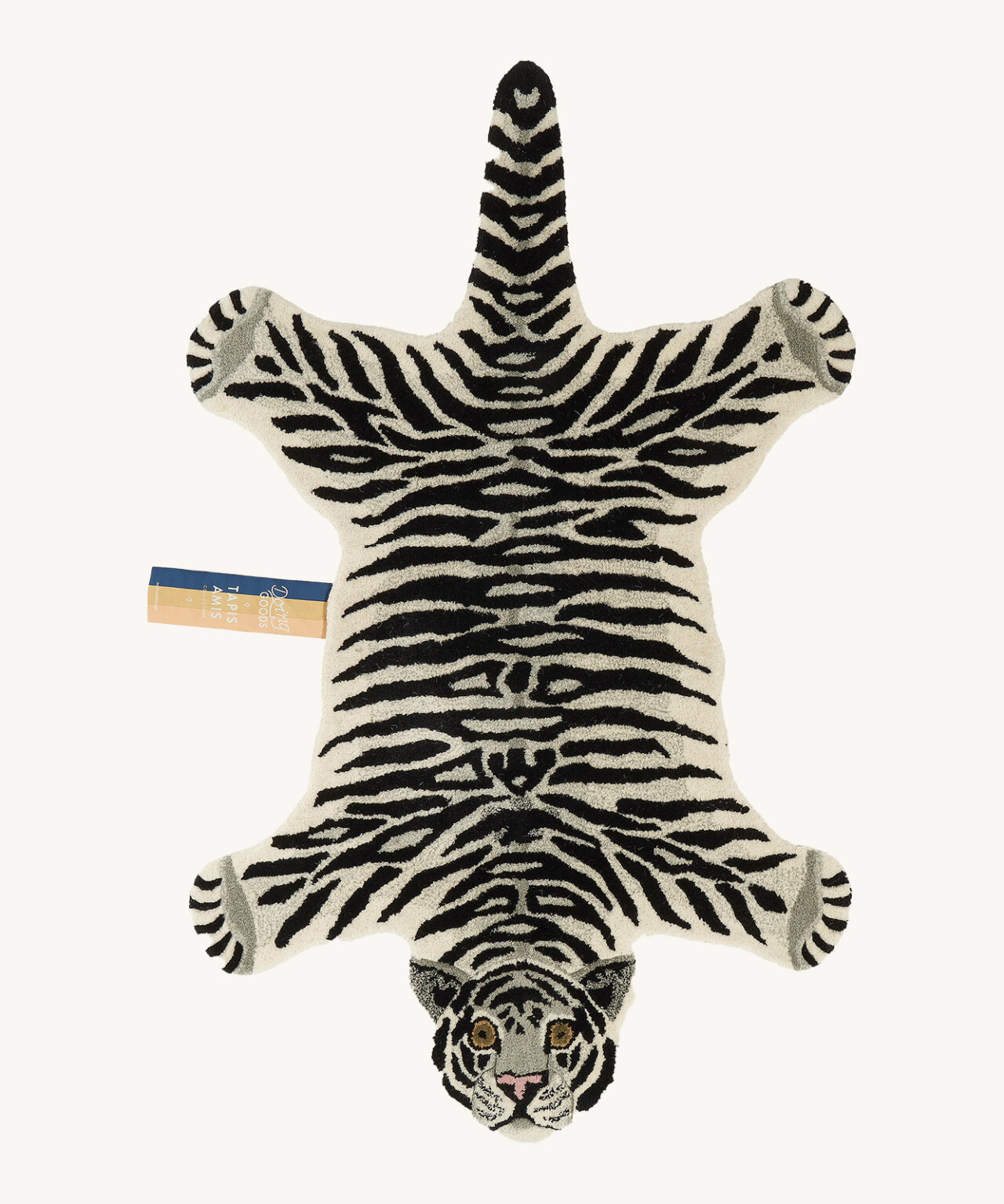 Rajah Tiger Head Rug Large - Doing Goods