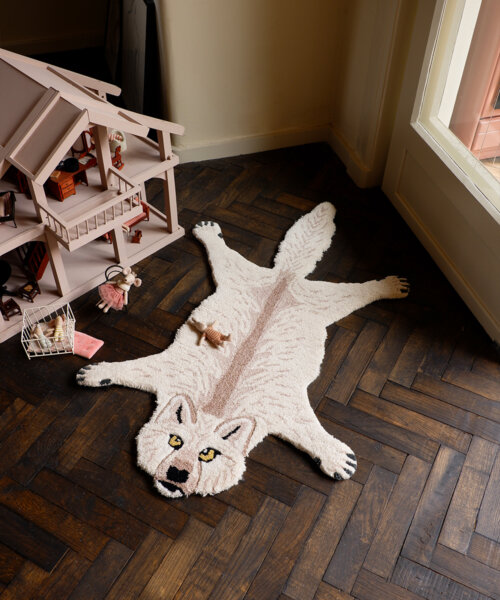 Woozy Wolf Rug Small - Doing Goods