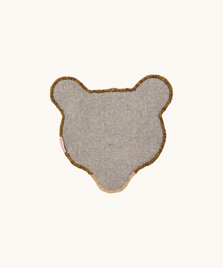 Archie Check Bear Head Rug - Doing Goods
