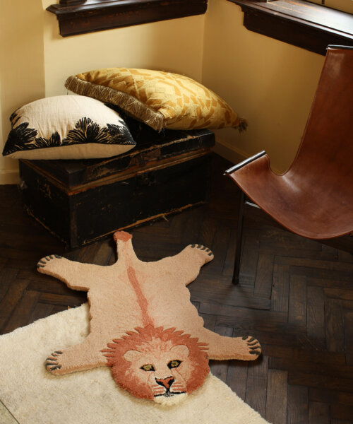 Pinky Leopard Rug Large - Doing Goods