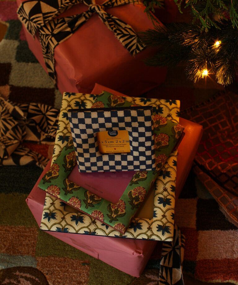 Rumi Block Printed Frame - Doing Goods