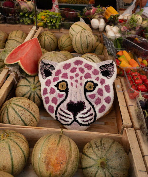 Lilly Leopard Head Rug - Doing Goods