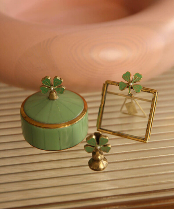 Lucky Clover Circus Box Medium Green - Doing Goods