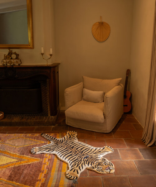 Cloudy Tiger Head Rug - Doing Goods