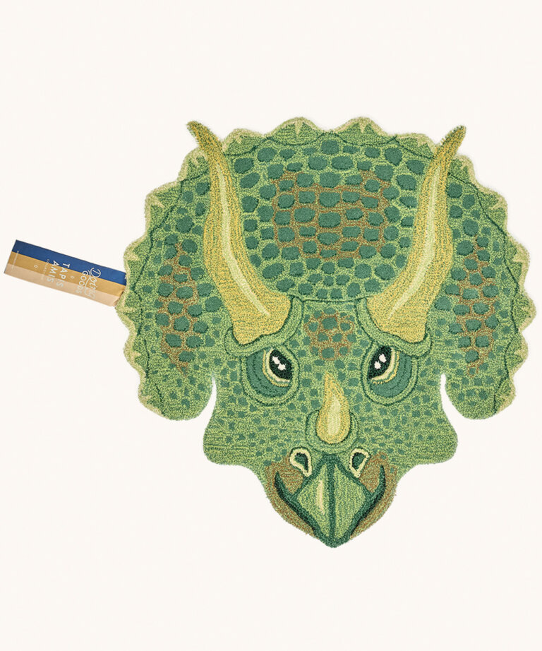 Triceratop Head Rug Large - Doing Goods