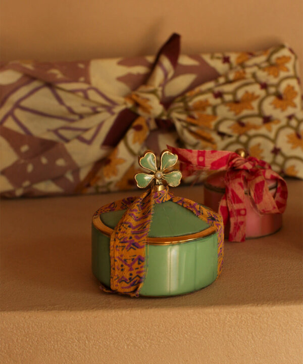 Lucky Clover Circus Box Medium Green - Doing Goods