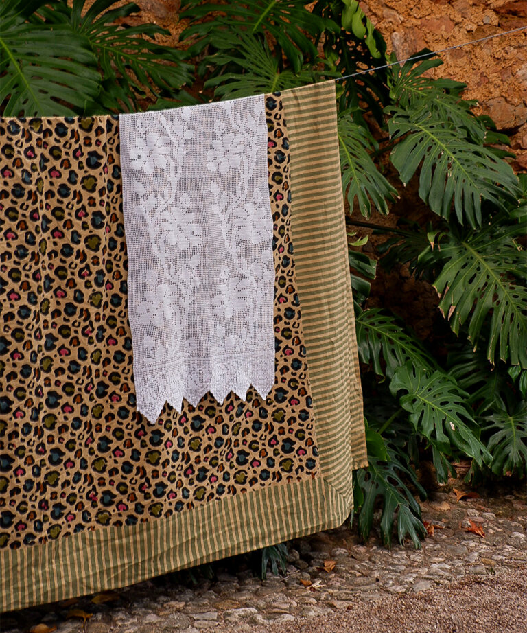 Disco Leopard Table Throw In Tote Bag - Doing Goods